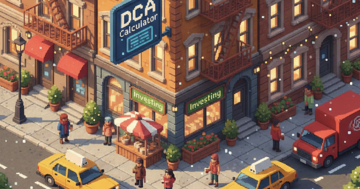 DCA Calculator - Dollar Cost Averaging into Stocks and Crypto